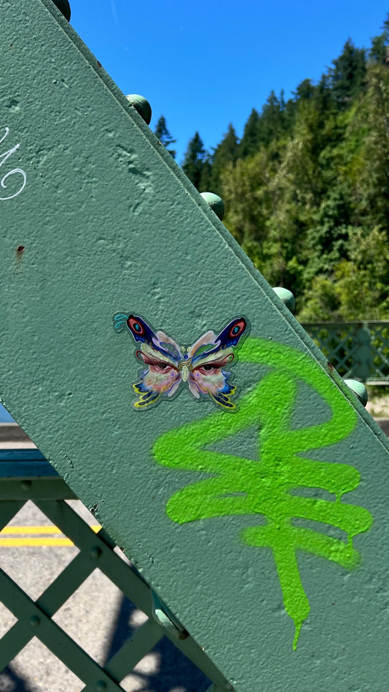 Rainbow Butterfly Eyes I, Monarch Butterfly Waterproof & UV Protective ...