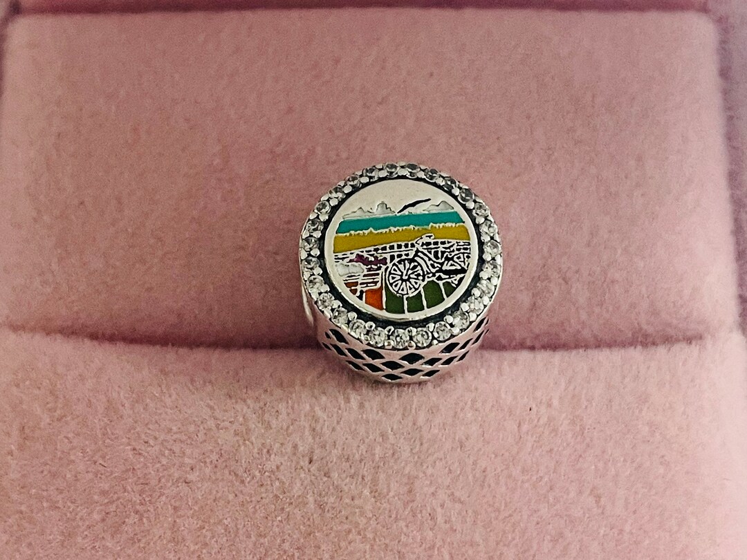 Pandora Ocean City NJ Charm Bike on Boardwalk Bead Charm 925 Pendant ...