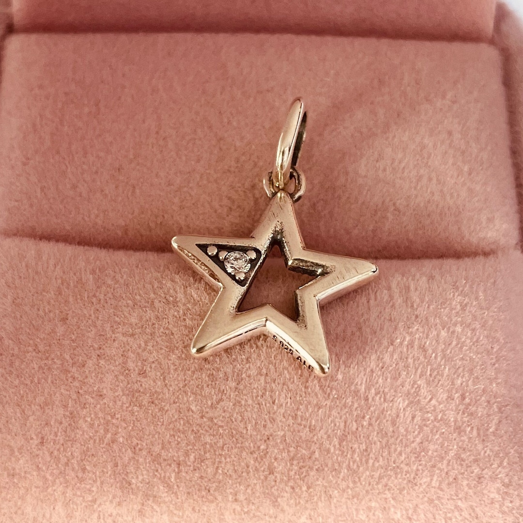 New Authentic Pandora ME Sparkling Star Medallion Charm Charm Pendant ...