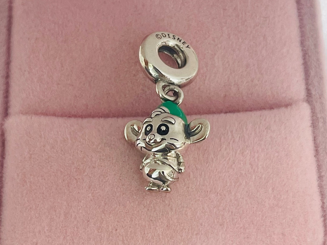 New Authentic Pandora Disney Cinderella Gus Mouse Dangle Charm New S925 ...