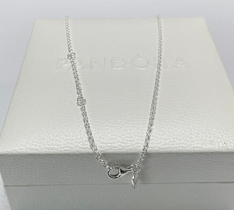 Pandora Circle of Sparkle Necklace Mixed Enamel Necklace S925 Sterling ...