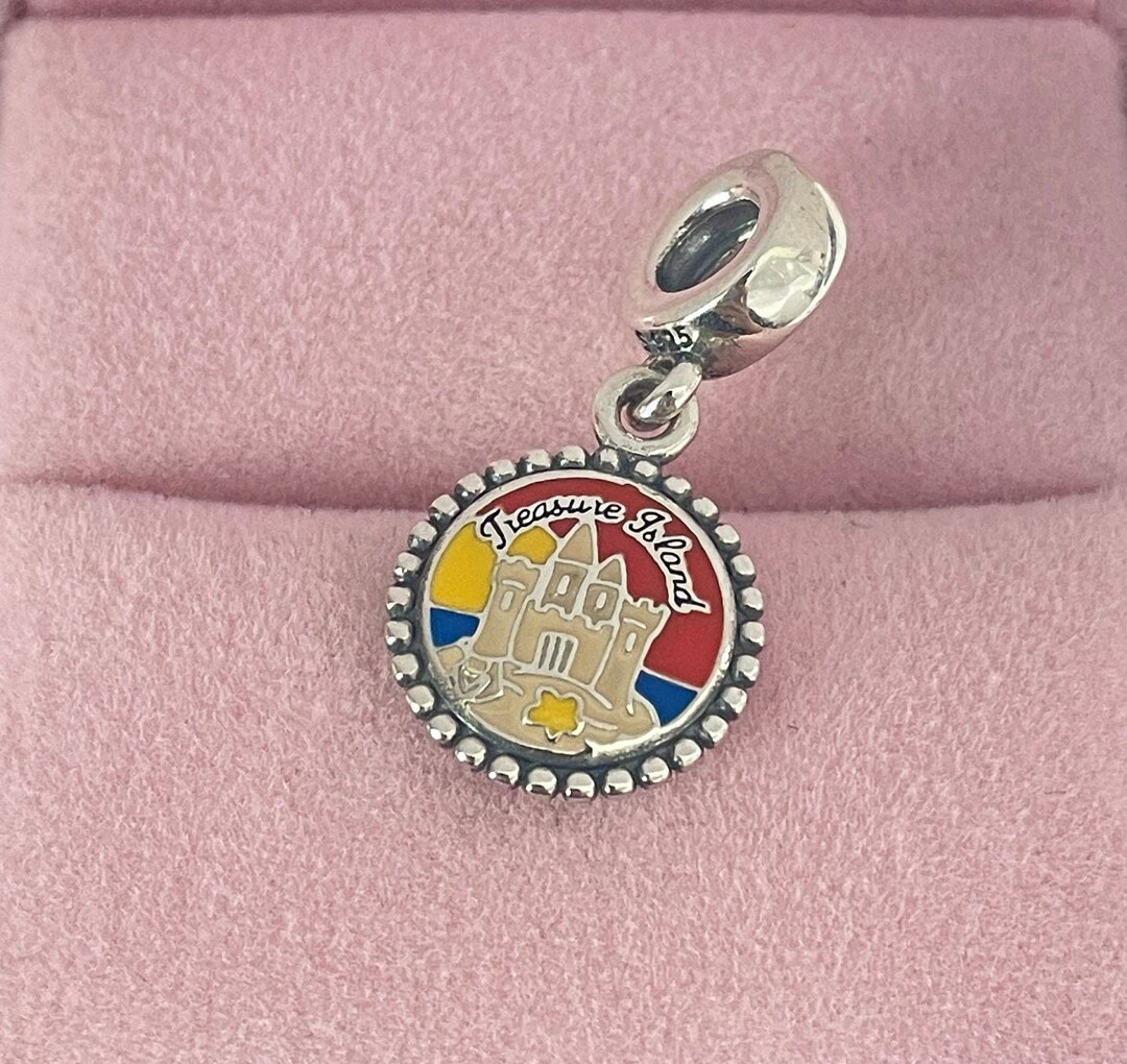 Pandora Florida Treasure Island Sandcastle Charm, S925 Sterling Silver ...
