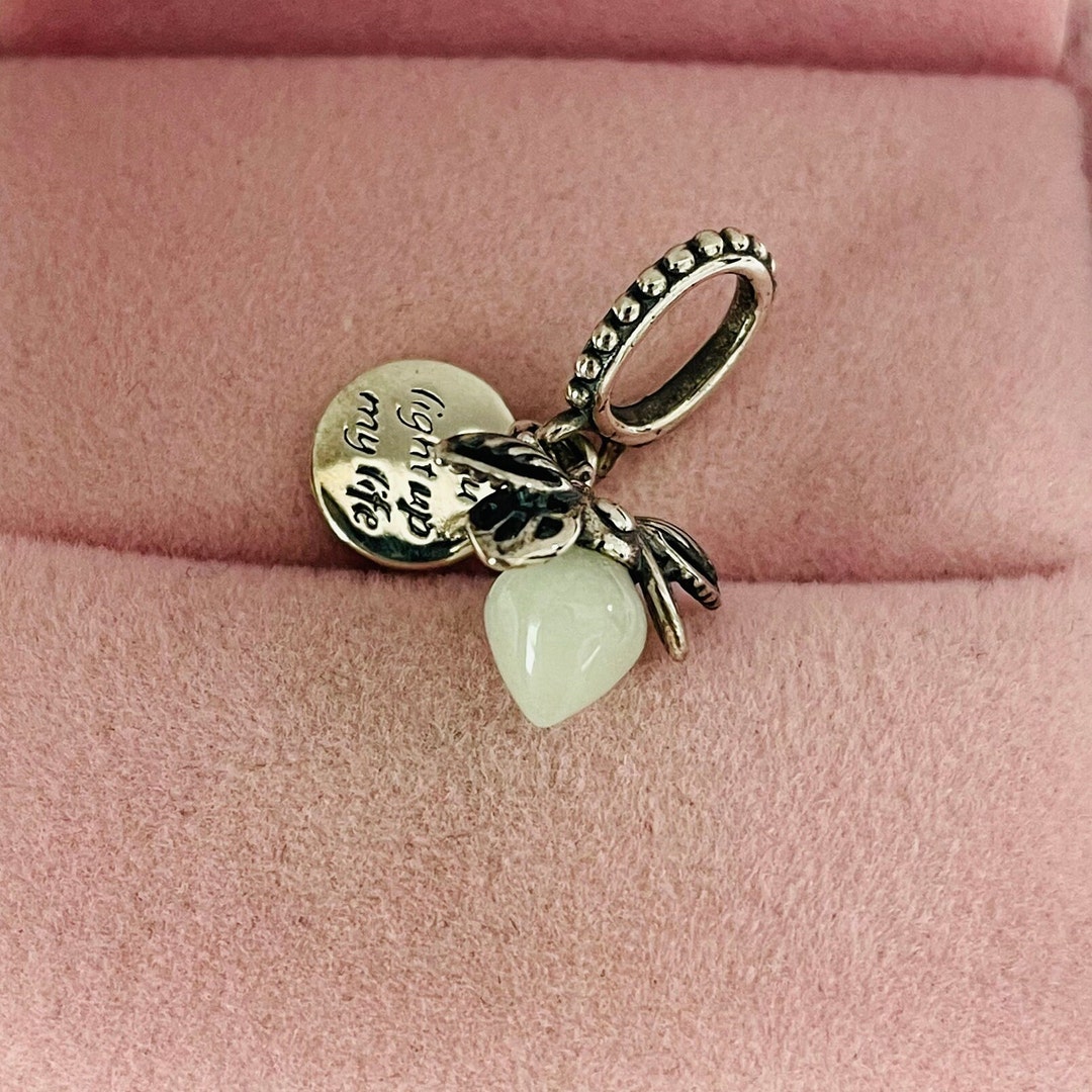 New Authentic Pandora Glow-in-the-dark Firefly Dangle Charm S925 Ale ...