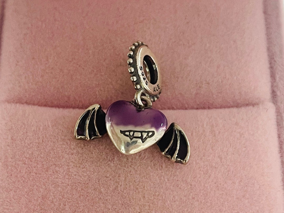 New Authentic Pandora Vampire Wings Dangle Halloween Charm Exclusive ...