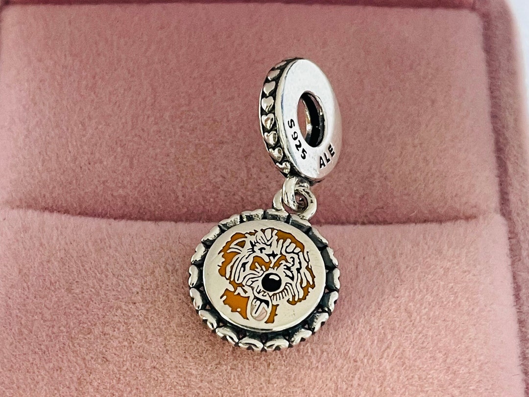 Pandora Doodle Love Charm Dog Charm Pet Doggy Charm Animal Pendant With ...