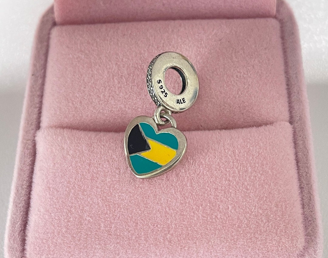 Pandora Exclusive Bahamas Flag Charm Dangle Charm With Mixed - Etsy