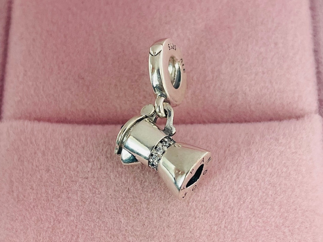 New Authentic Pandora Moka Pot Dangle Charm Dangle Charm S925 Sterling ...