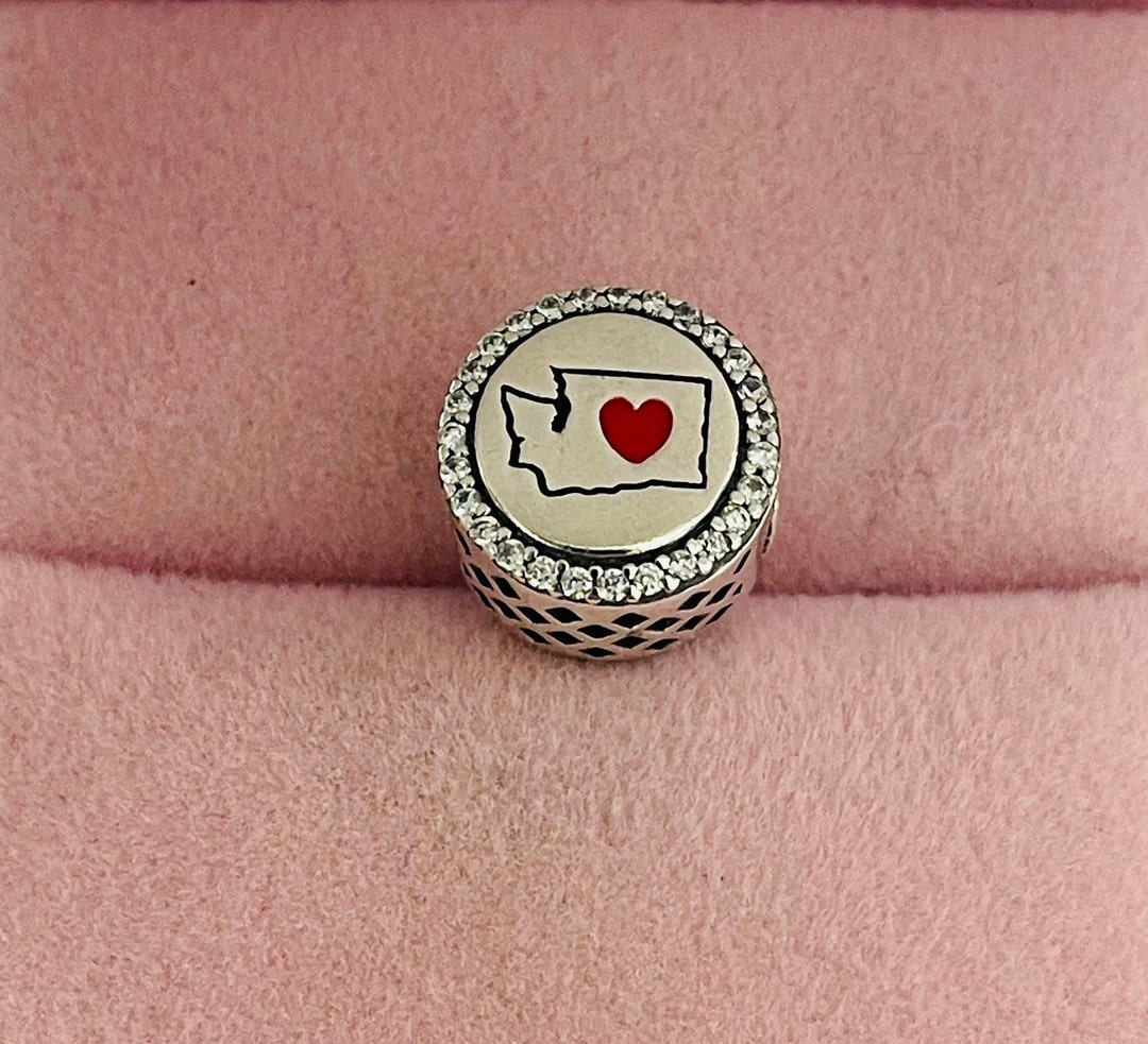 Pandora Washington Map Exclusive Dangle Charm S925 Sterling Silver ...