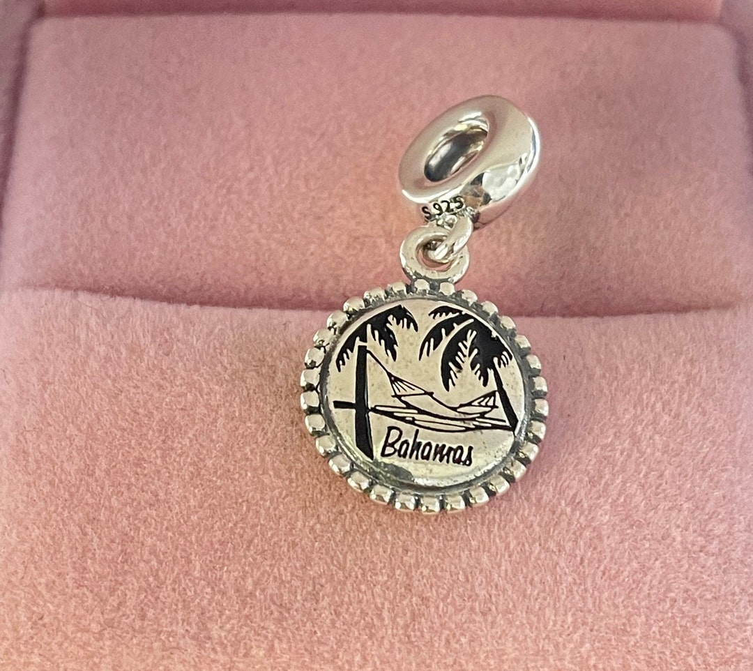 Pandora Bahamas Beach Coconut Trees Charm S925 Sterling Silver - Etsy