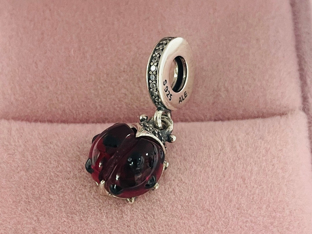 New Authentic Pandora Red Ladybird Dangle Charm S925 Sterling - Etsy