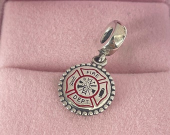 Charm for Pandora Sterling Silver Fire Truck Charm - Etsy
