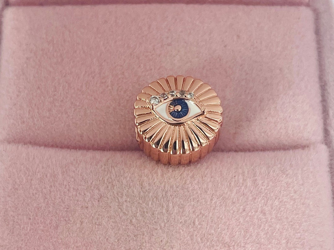 Pandora Sparkling All Seeing Eye Charm With Mixed Enamel Charm Bead ...