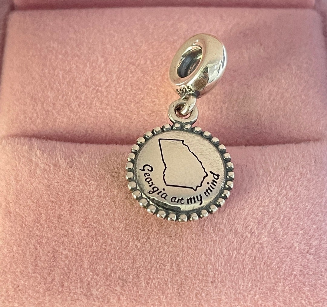 Pandora Georgia on My Mind Dangle Charm S925 Sterling Silver Dangle ...