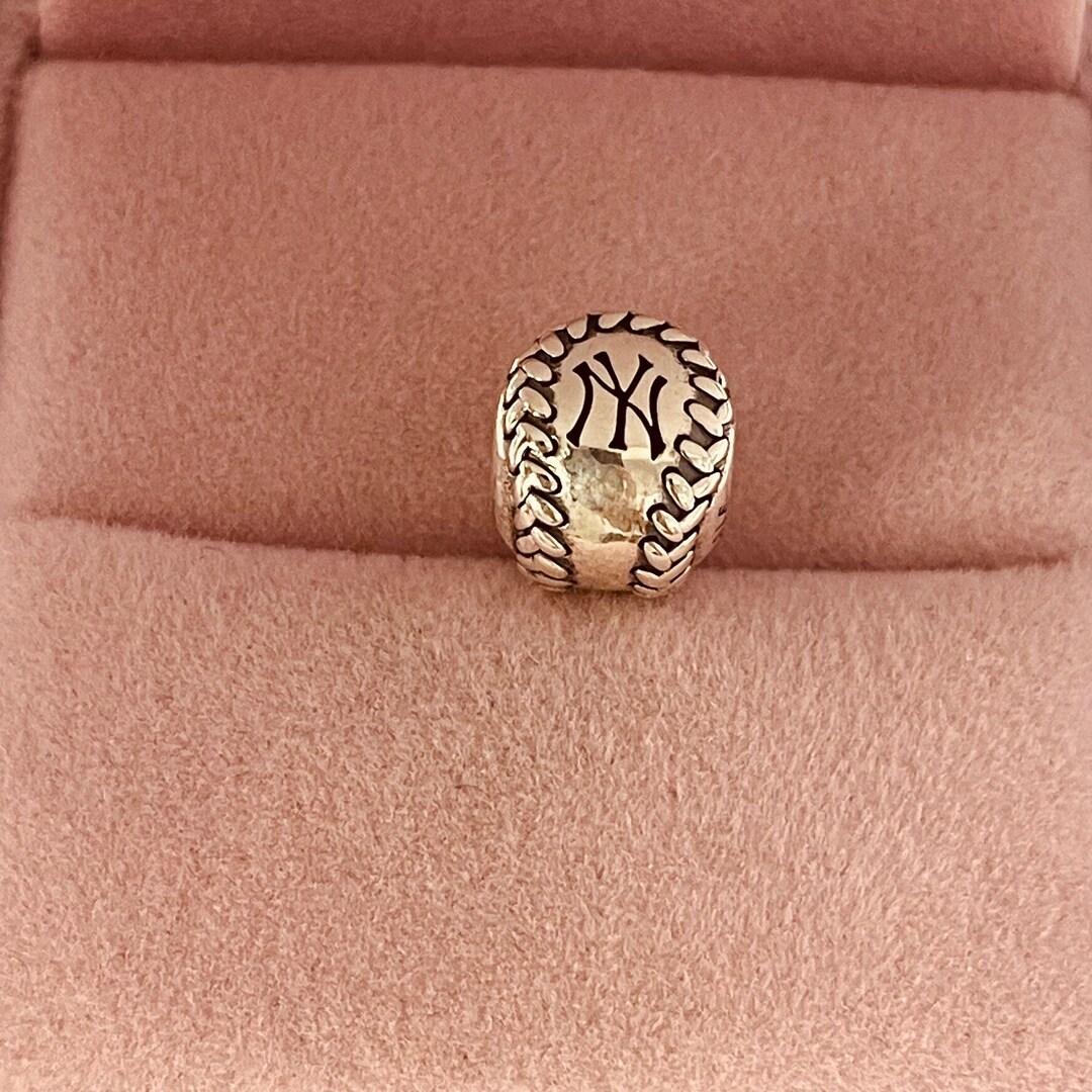 New Authentic Pandora New York Yankees Baseball Charm Charm for ...