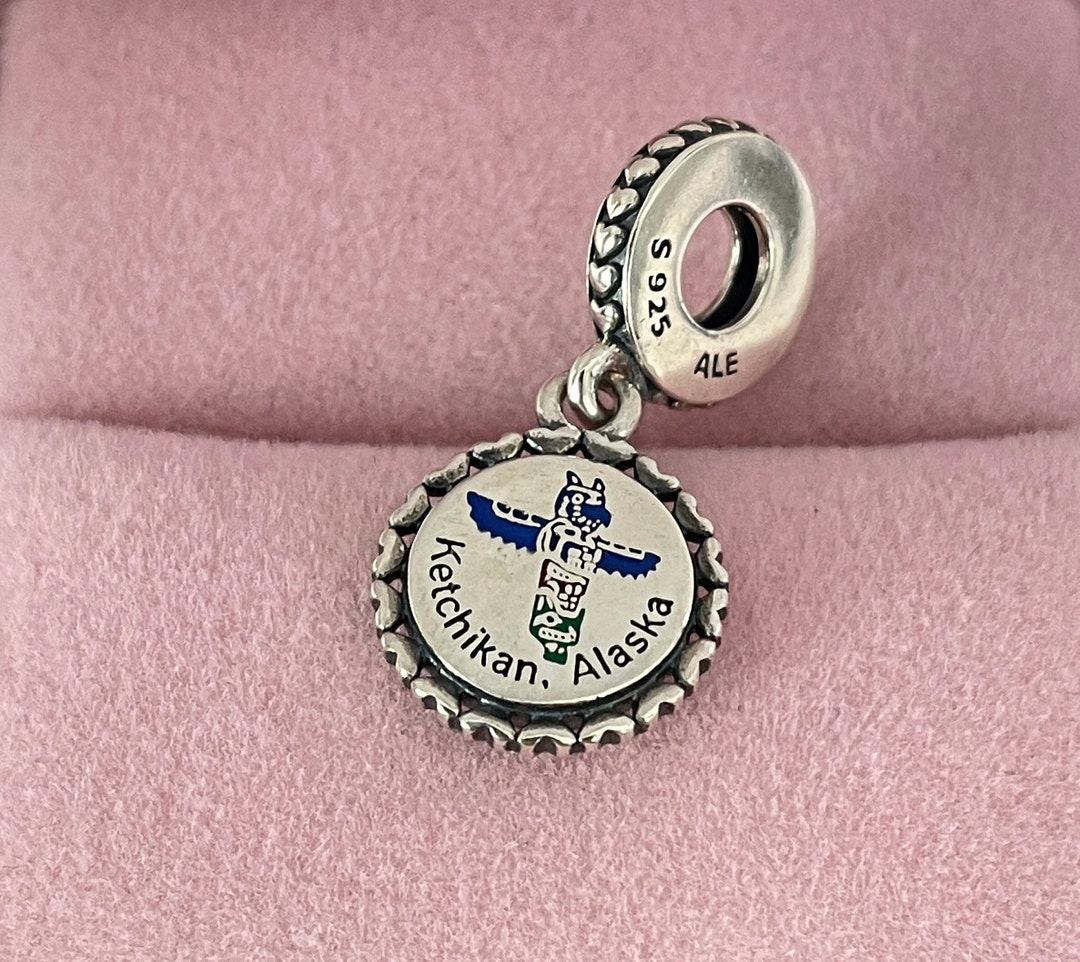 Pandora Alaska Ketchikan Travel Dangle Charm Eagle With Spreading Wing ...
