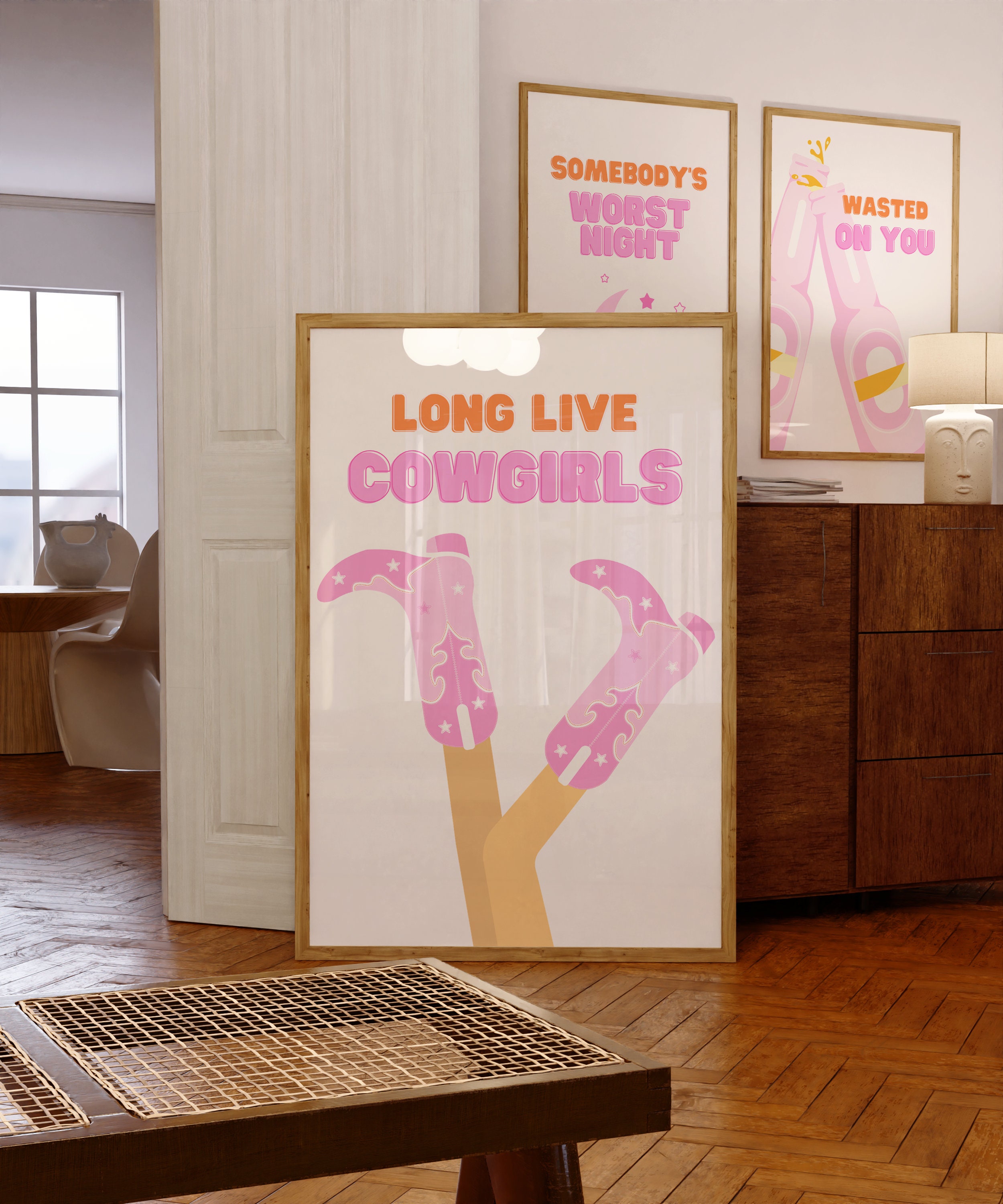 Long Live Cowgirls Print | Morgan Wallen Inspired Print | Wall Art ...
