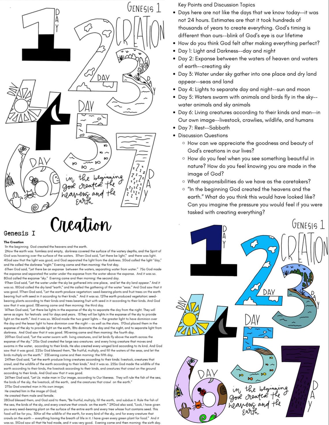 Scribble Scriptures Chronological Teacher Copy-a Coloring Book and Guide for Any Age - Etsy