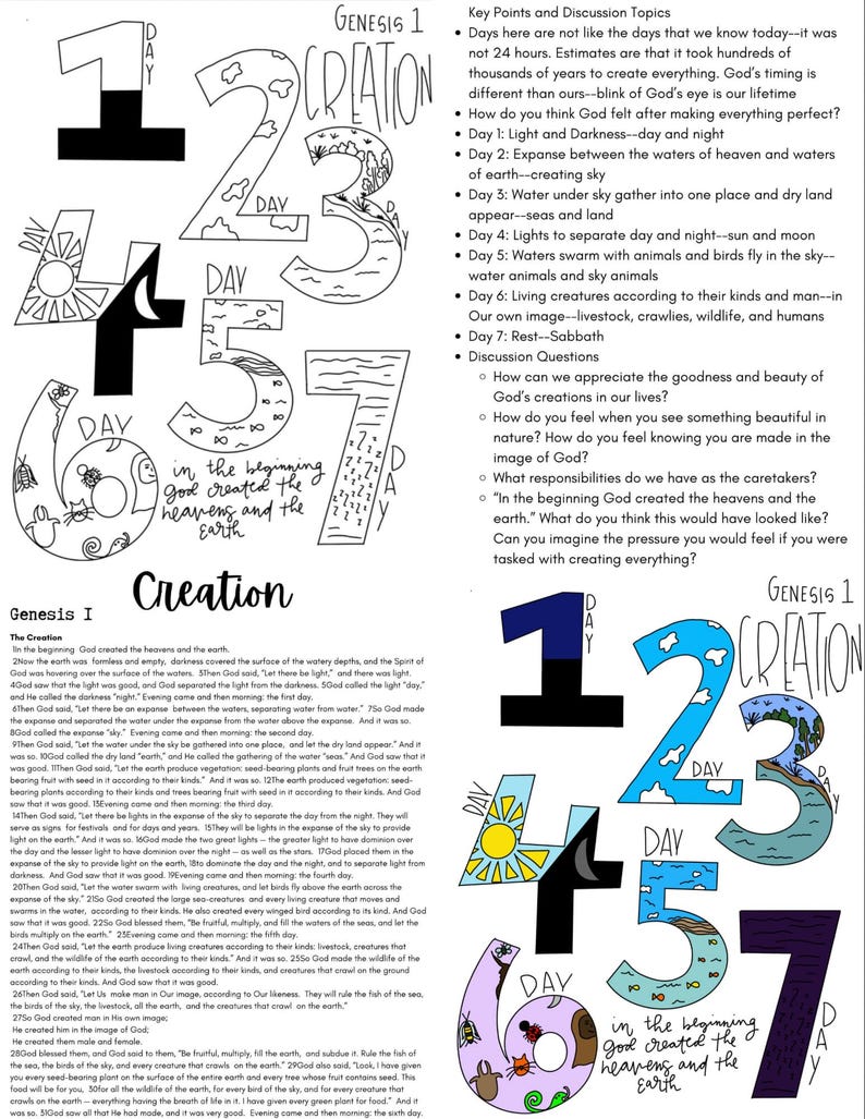 Scribble Scriptures Chronological Teacher Copy-a Coloring Book and Guide for Any Age - Etsy