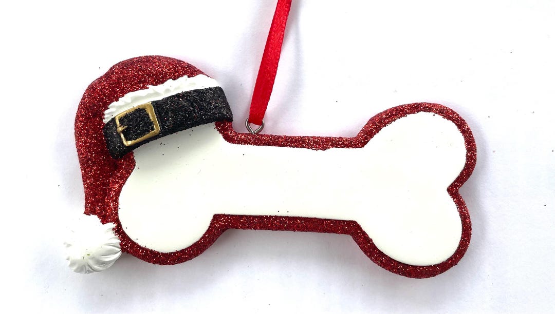 Ornament-red Dog Bone - Etsy