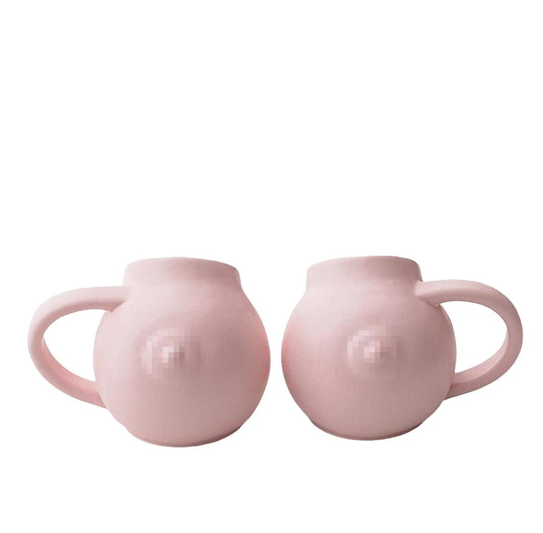Bachelorette Party Boob Mug Set - Etsy