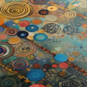 Solar System Artwork / Abstract Colorful Circles and Swirls ...