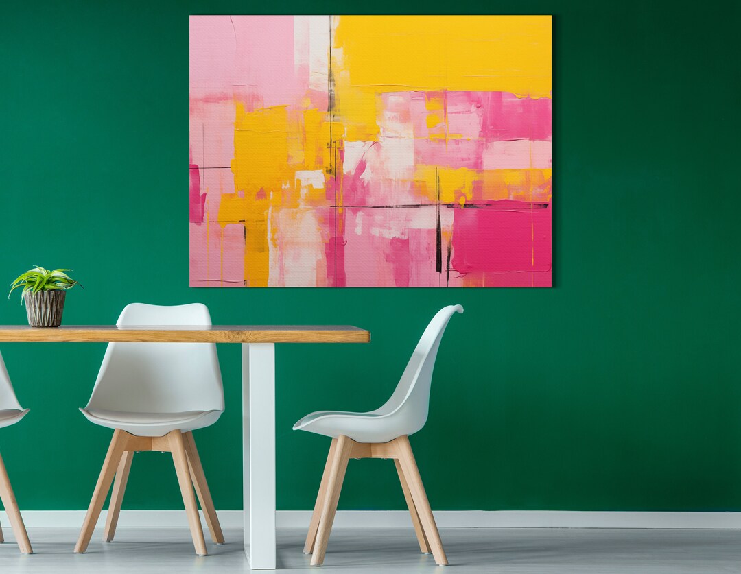 Candy Land Color Blocks Canvas Print / Modern Wall Art / Wall Decor ...
