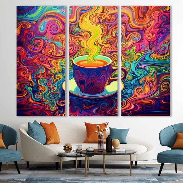 Coffee Canvas Art - Etsy