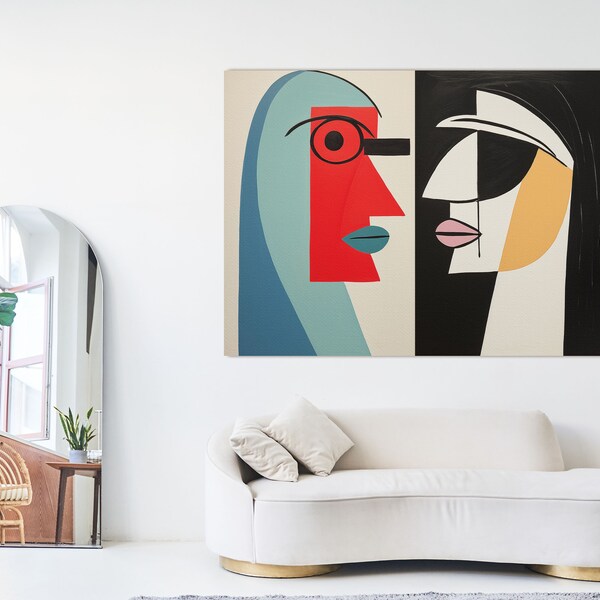 Dual Face Wall Art - Etsy