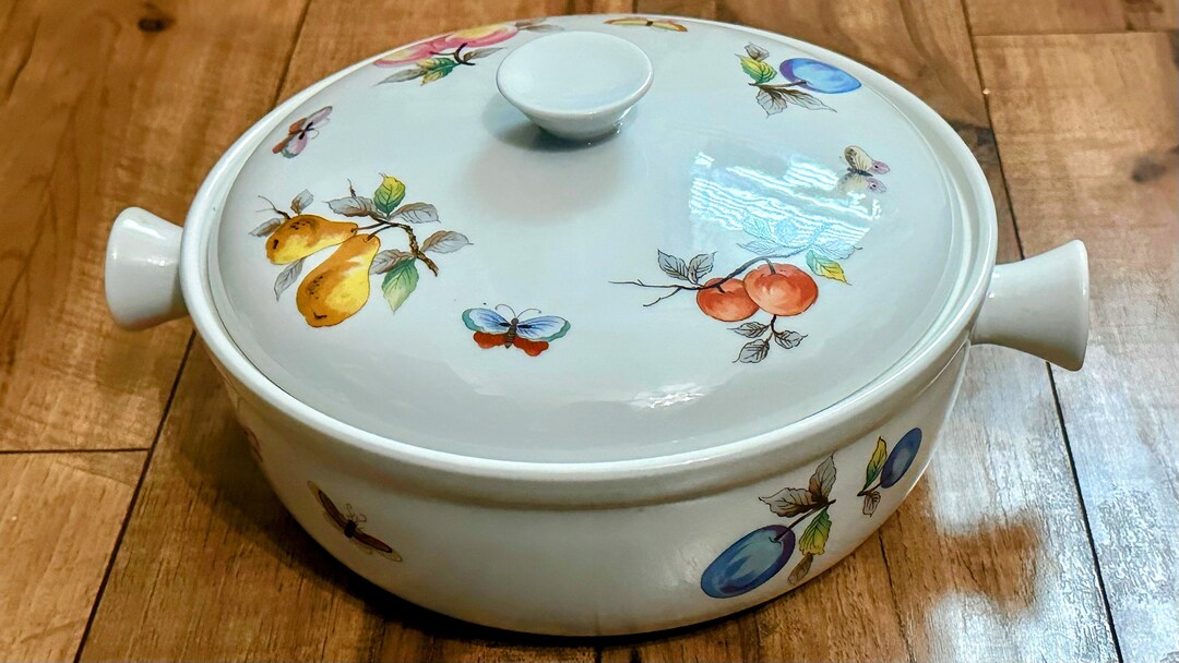 Sadek Fruit Oven to Table 3 Quart Covered Casserole Dish - Etsy