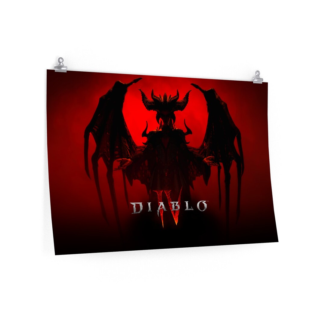 DIABLO IV Premium Matte Horizontal Posters - Etsy