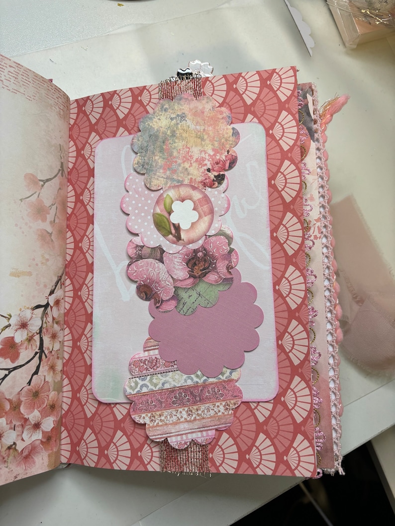 Sakura (cherry Blossom) Junk Journal - Etsy
