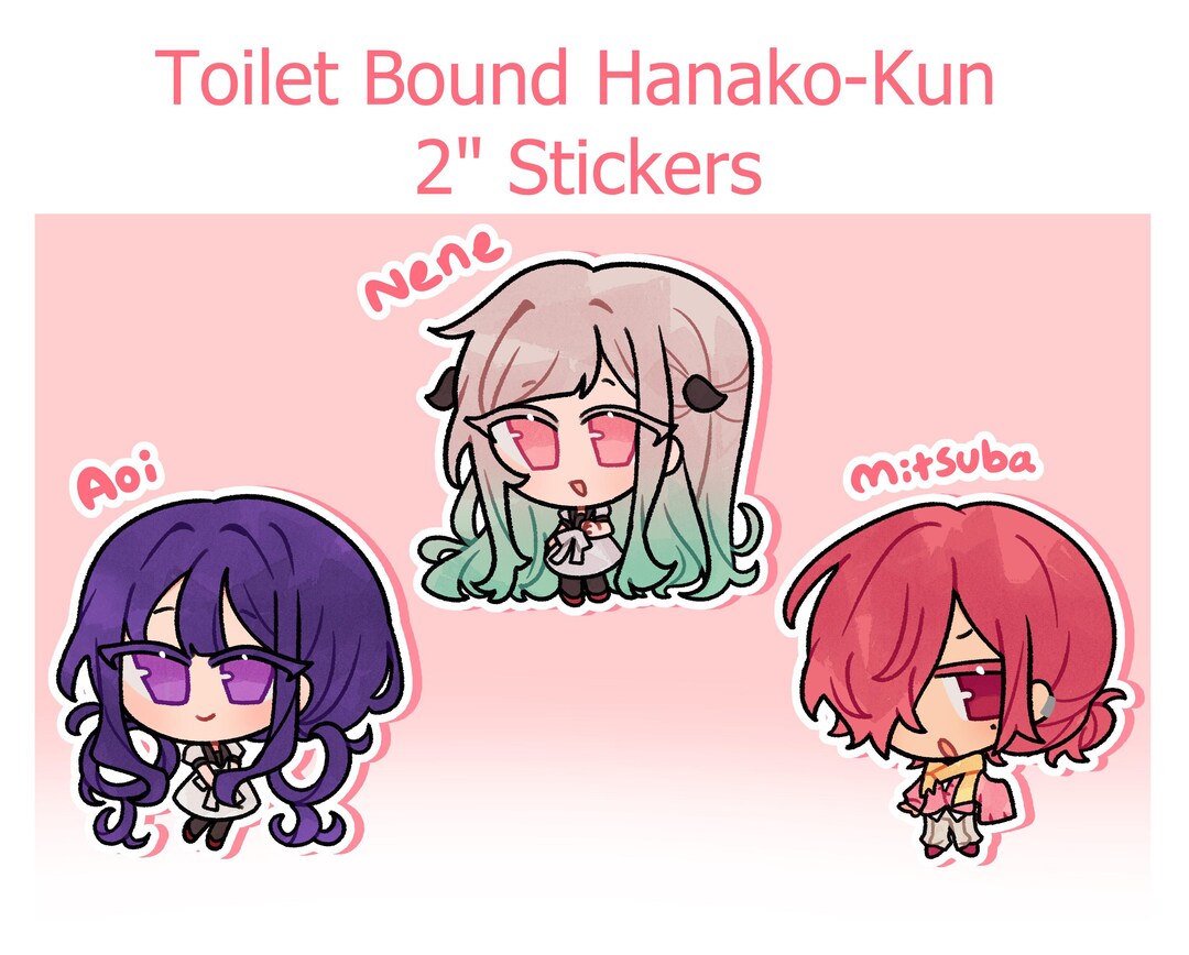Toilet Bound Hanako Kun 2" Vinyl Stickers - Etsy
