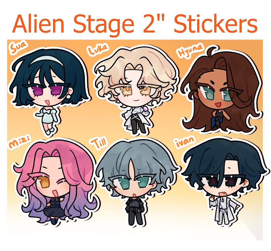 Alien Stage 2" Vinyl Stickers - Etsy