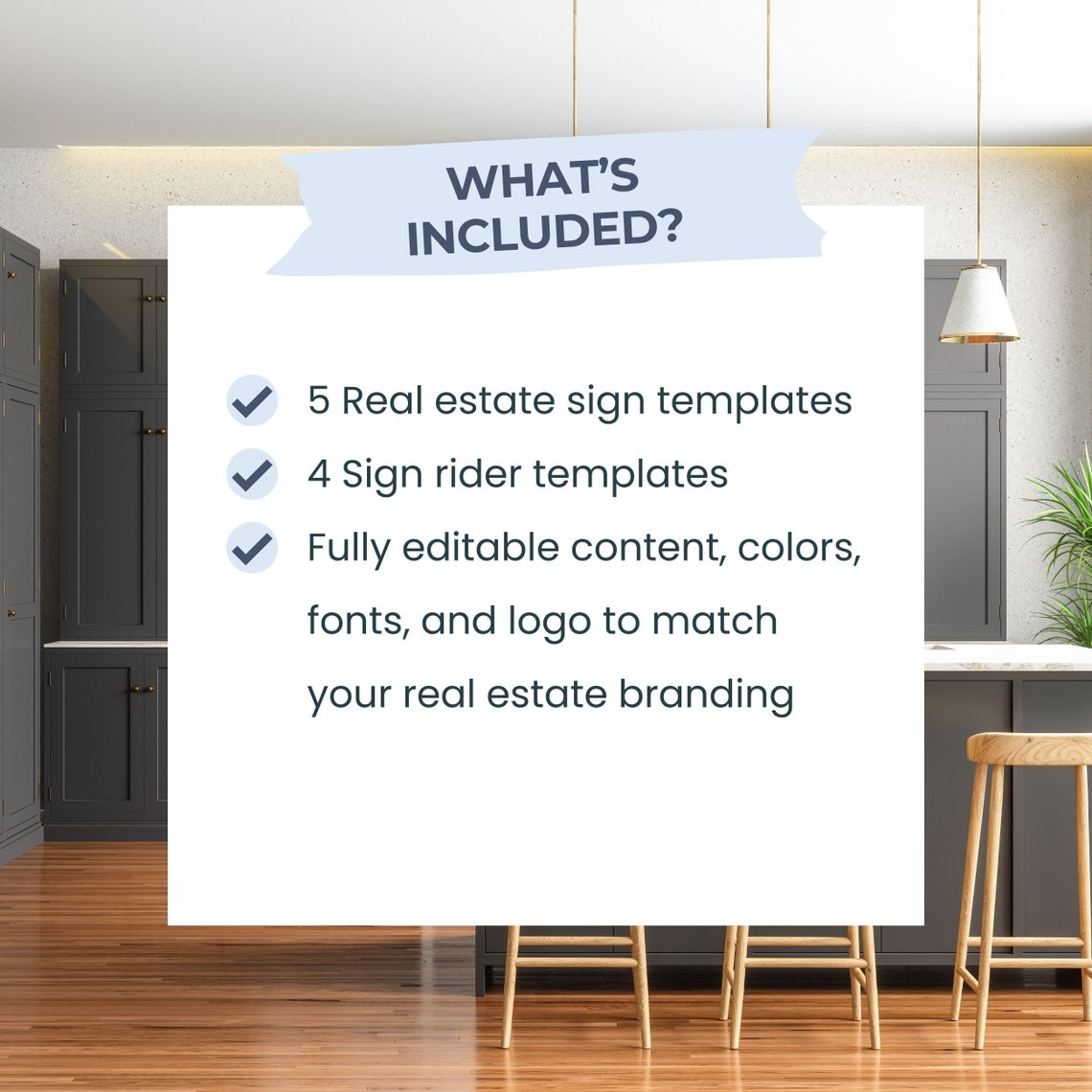 5 B/W Real Estate Yard Signs 24x24 + 4 Sign Riders, Realtor Yard Sign ...