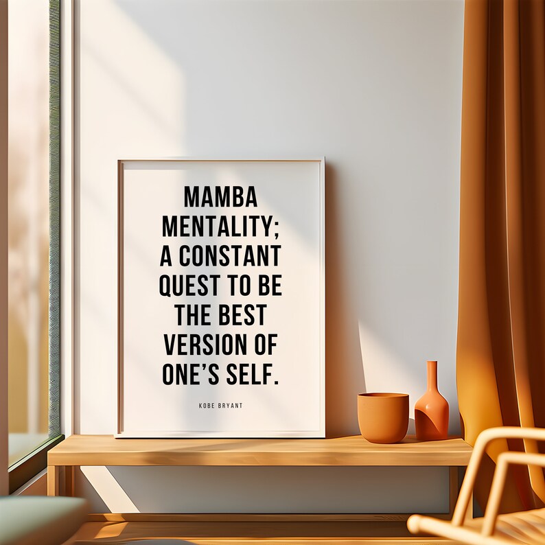 Kobe Bryant Mamba Mentality Definition, A Constant Quest to Be the Best ...