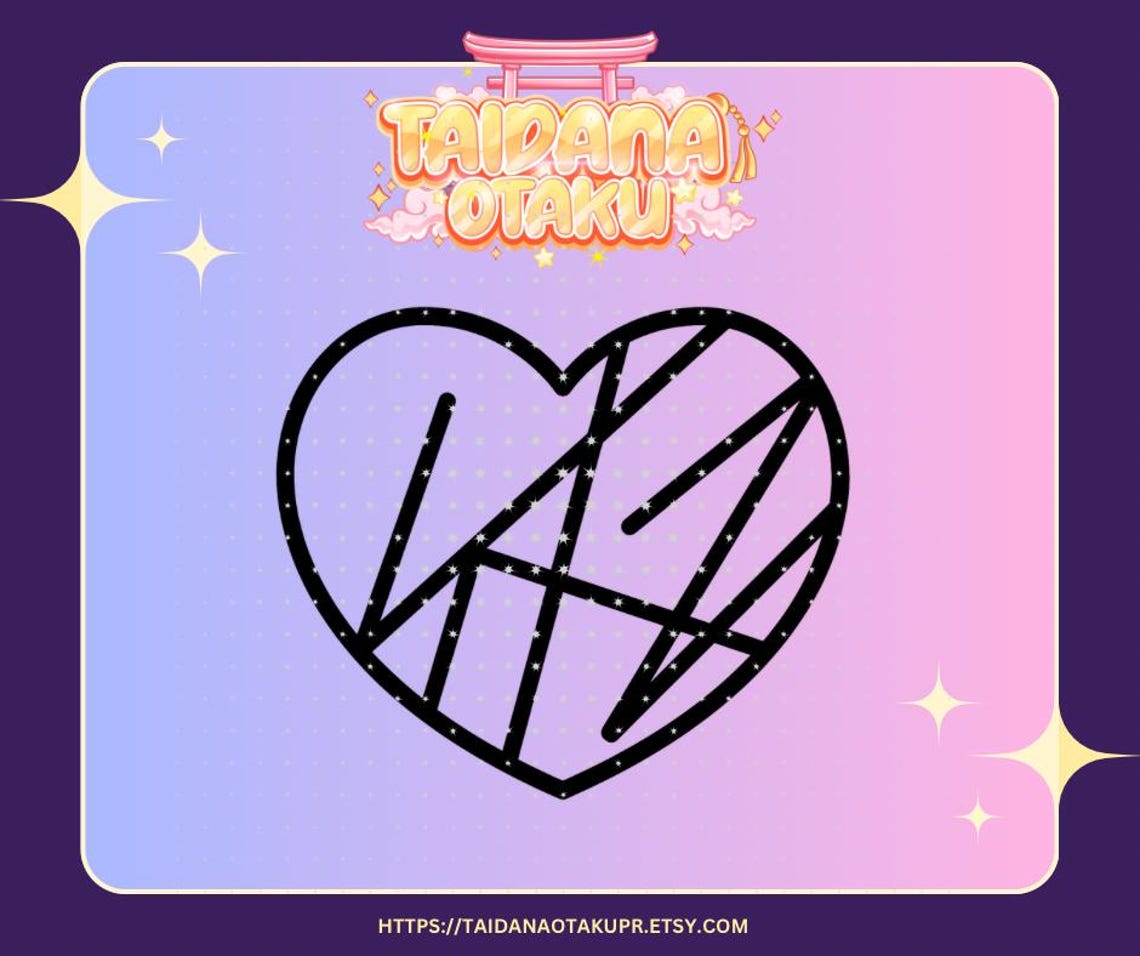 Stray Kids SKZ Heart Design Svg and Png - Etsy