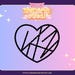 Stray Kids SKZ Heart Design Svg and Png - Etsy