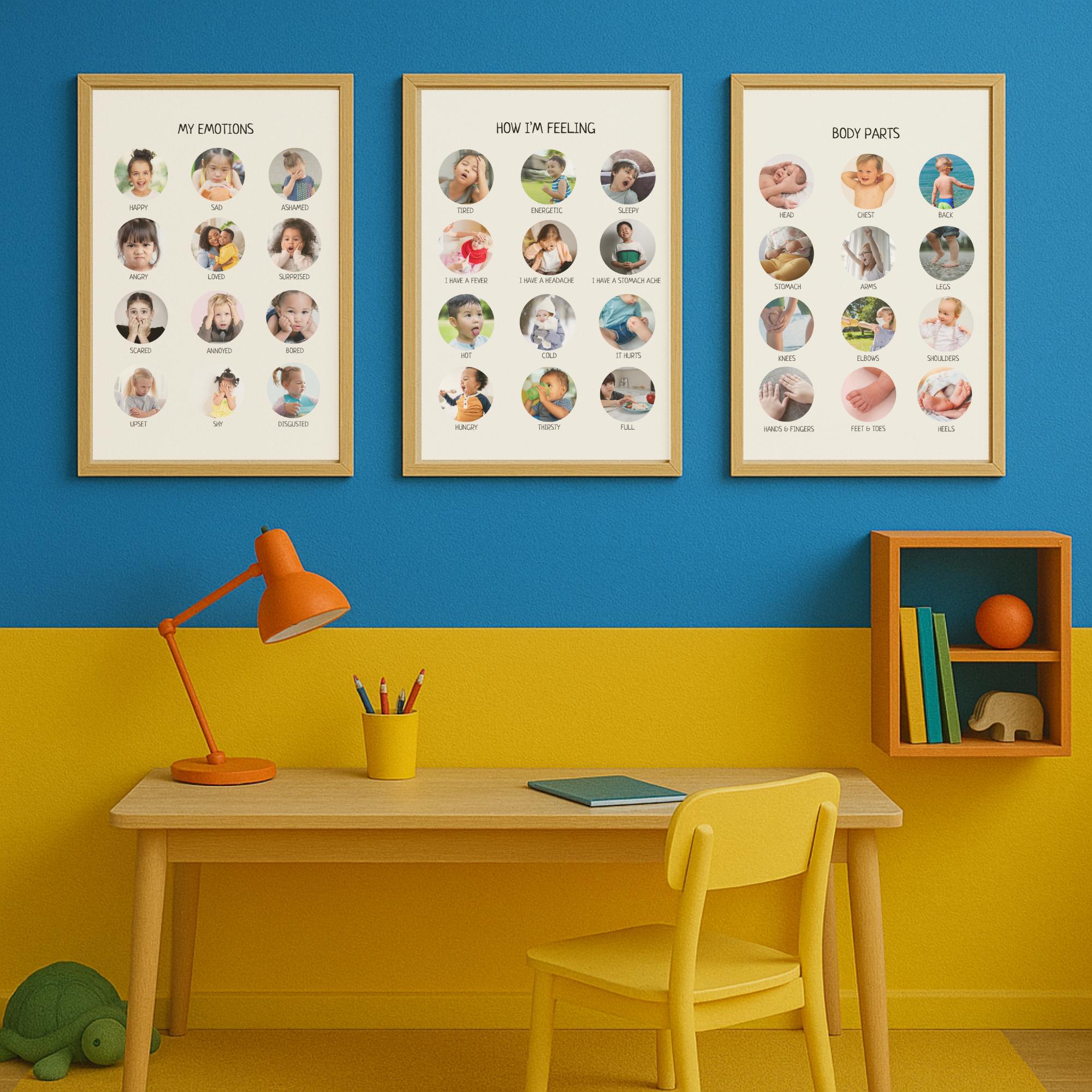 Feelings Chart Poster: Calming Techniques, Emotions (digital Download ...