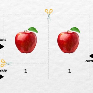Counting Numbers 1-10, 3 Part Montessori Cards, Preschool Vocabulary ...