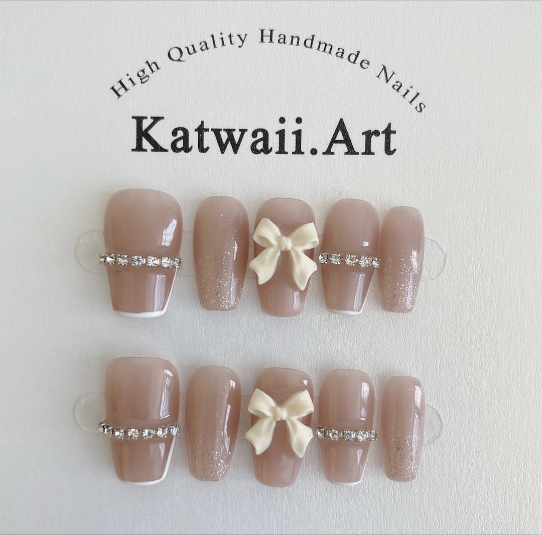 Tippy Toeswhite French Tip Nailsnude - Etsy