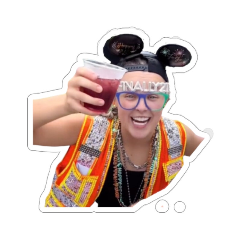 Jojo Siwa Drunk 21 Birthday Karma's A Bitch Sticker - Etsy