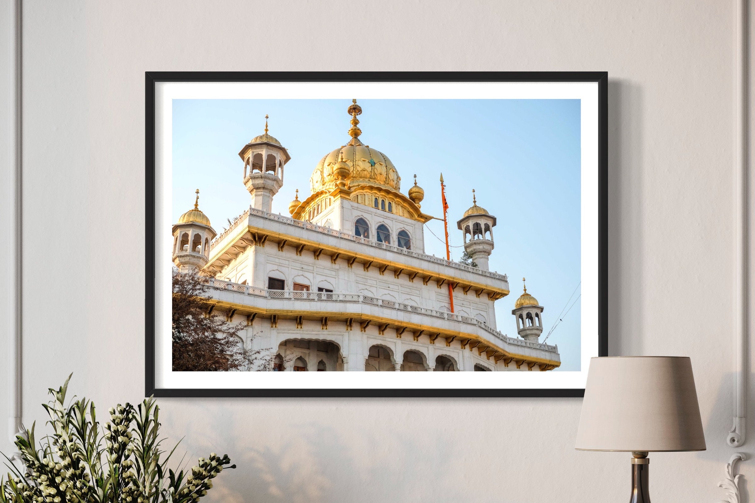 Throne - Punjabi Sikh Photography Art Wall Print. View of Akaal Takht ...