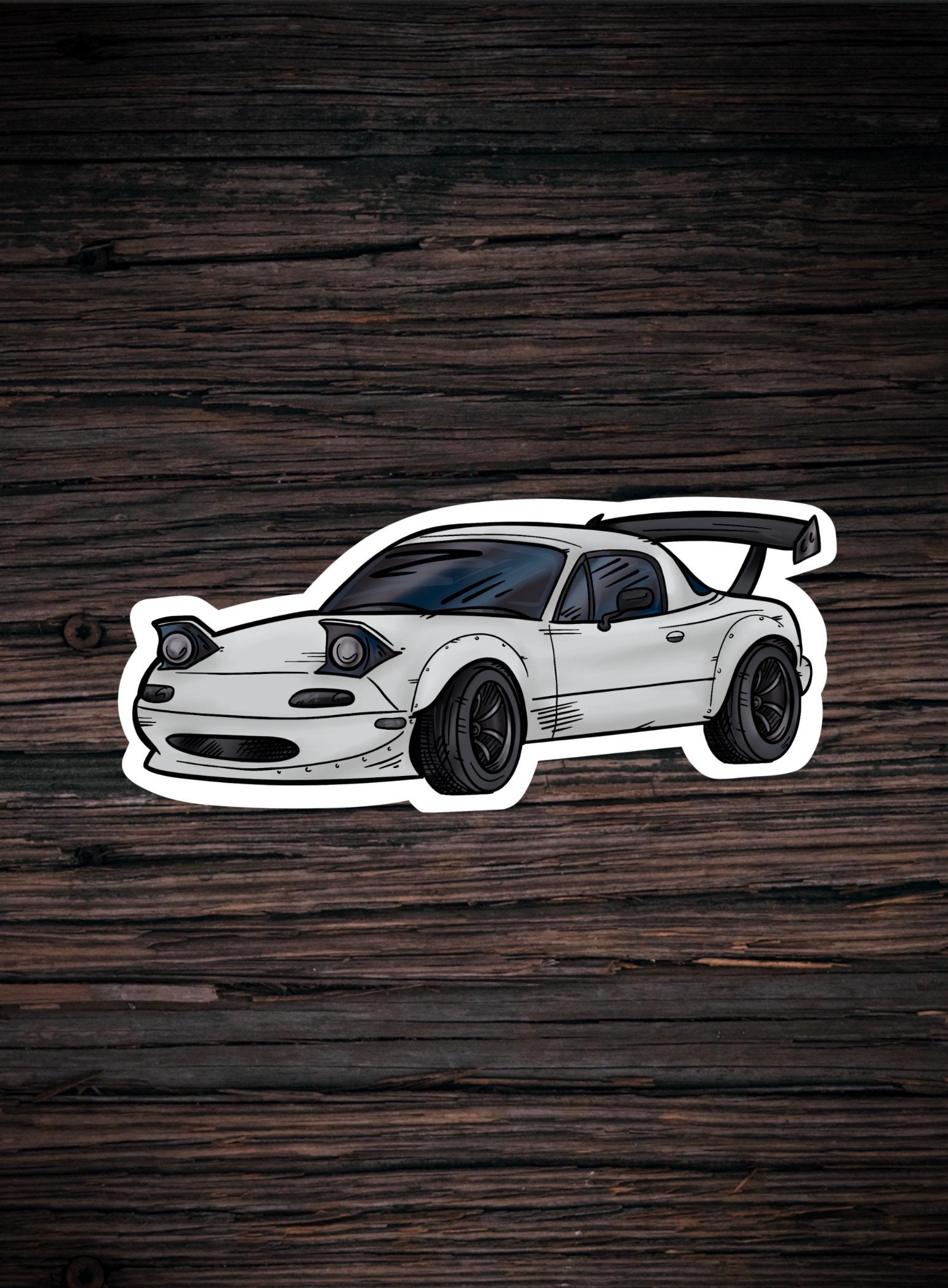 Miata Sticker Miata Car Sticker Custom Car Sticker - Etsy