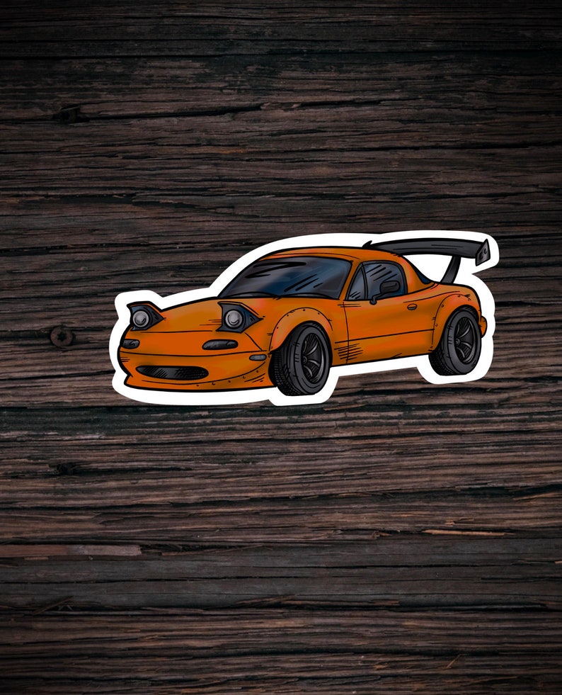 Miata Sticker Miata Car Sticker Custom Car Sticker - Etsy
