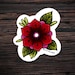 Rainbow Flower Sticker Set, Traditional American Tattoo Style Sticker ...