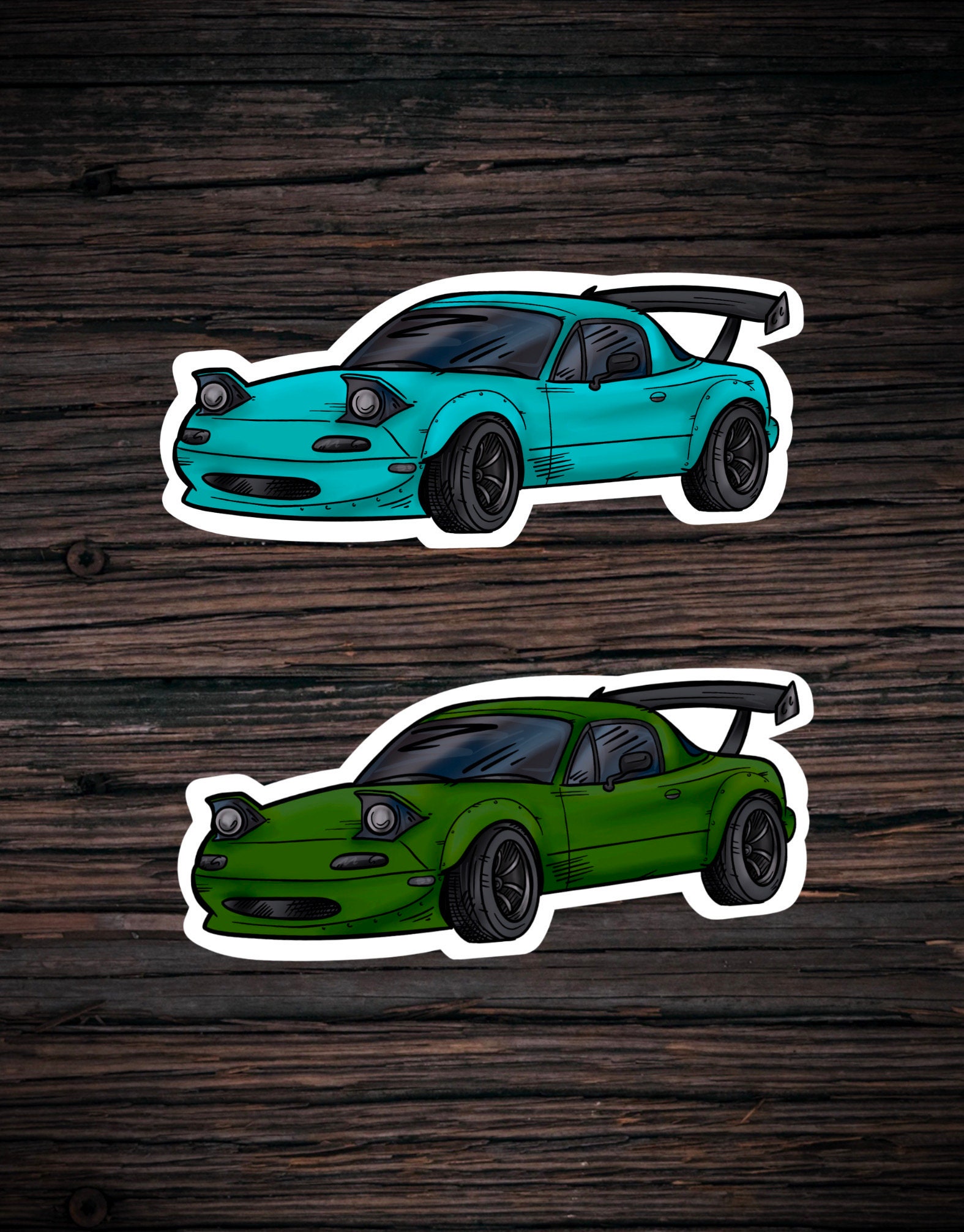 Miata Sticker Miata Car Sticker Custom Car Sticker - Etsy