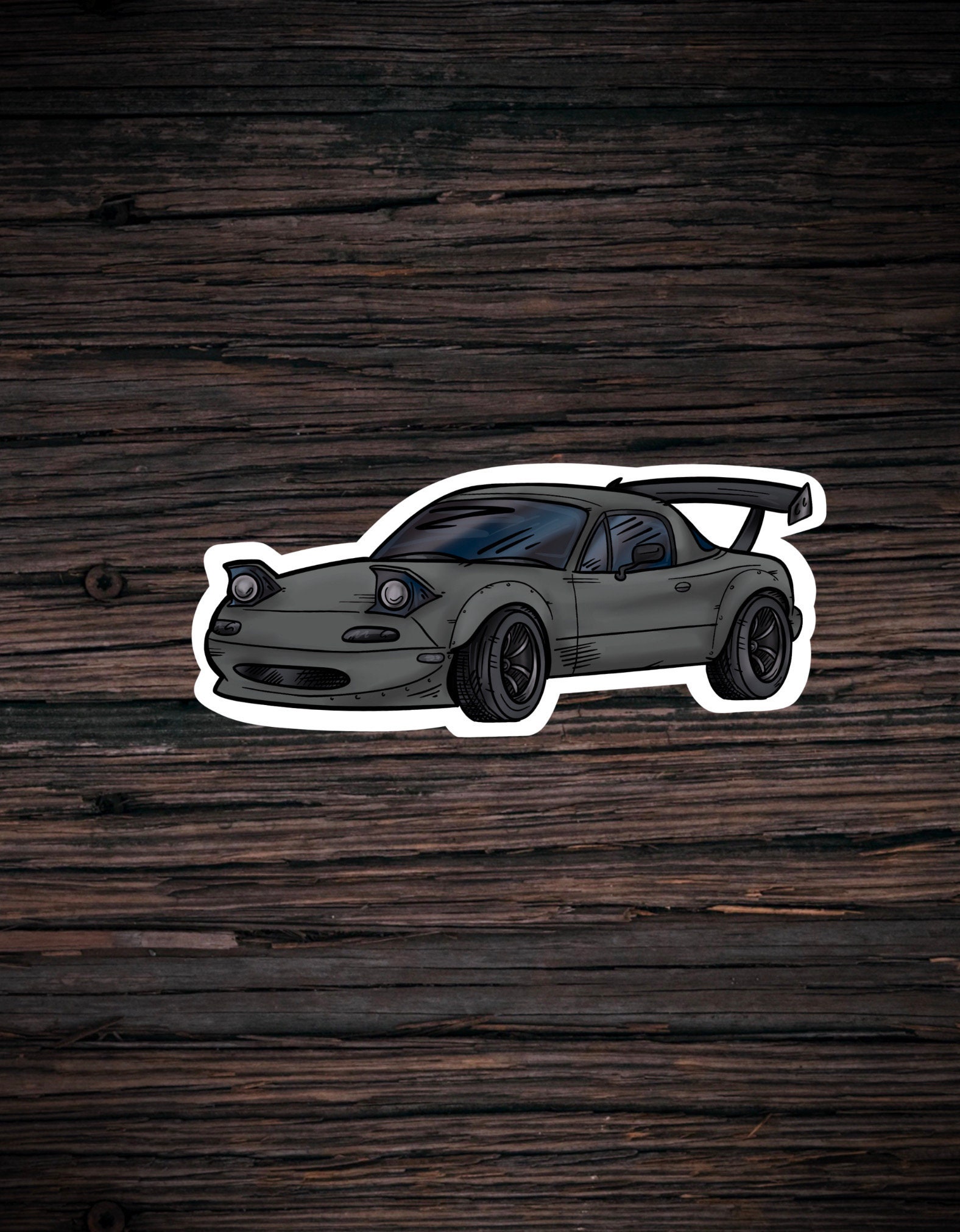 Miata Sticker Miata Car Sticker Custom Car Sticker - Etsy