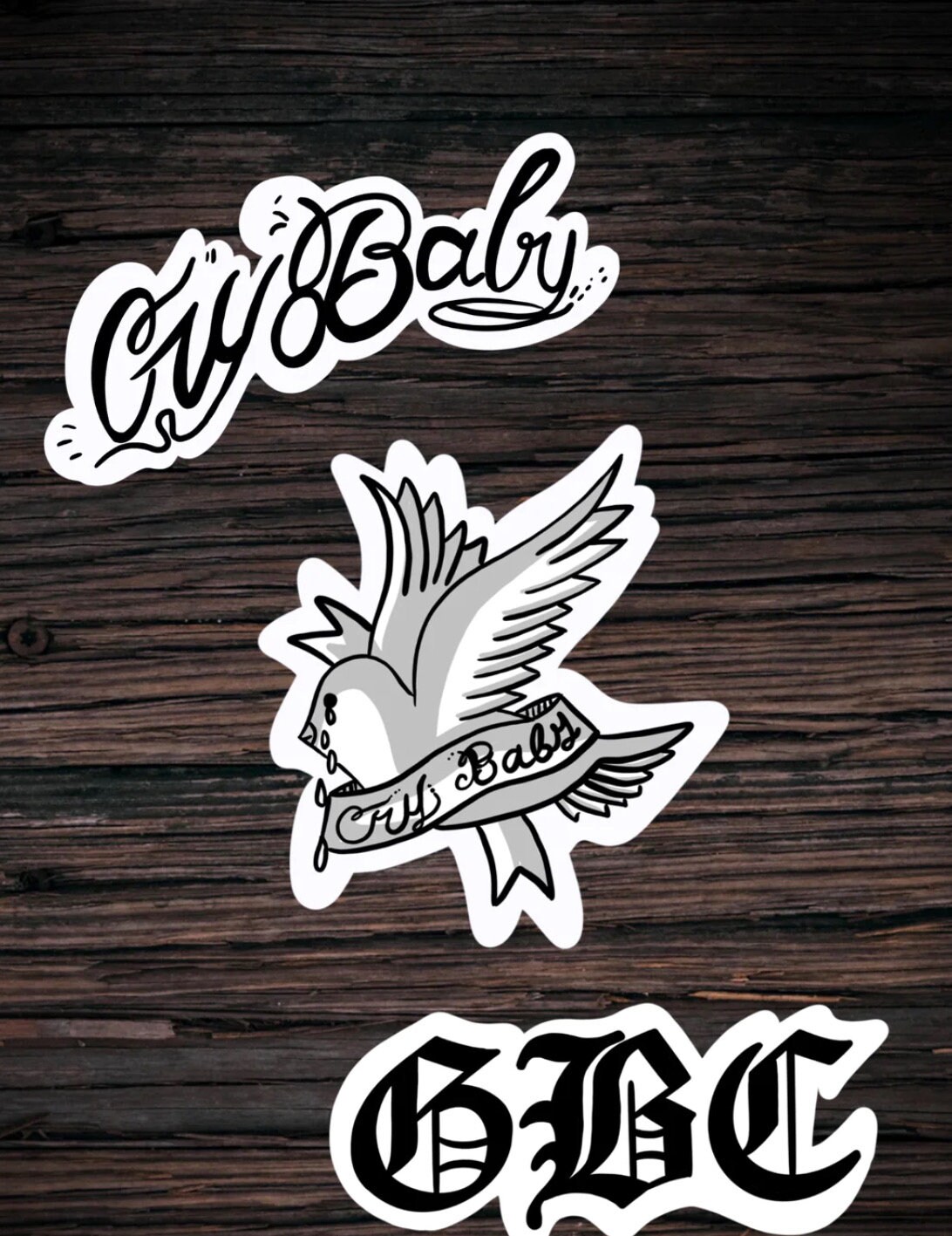 Lil Peep Sticker Pack, Goth Boy Sticker, Cry Baby - Etsy