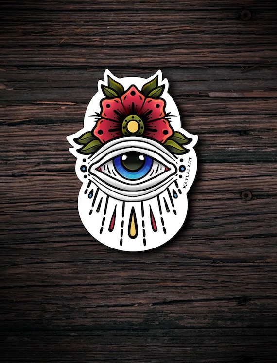 American traditional eye tattoo flash | Orangetattooshop.com