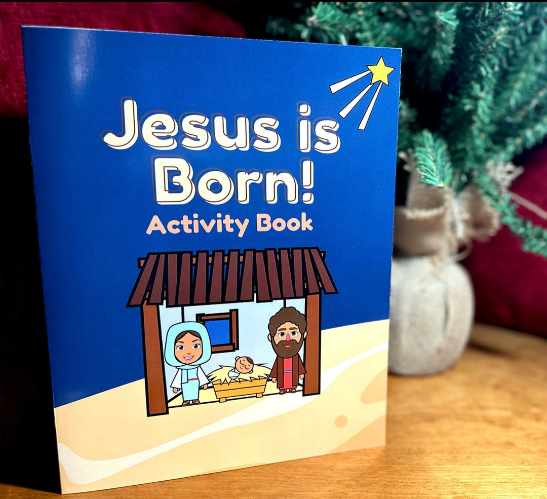 Jesus is Born Activity Book - Etsy